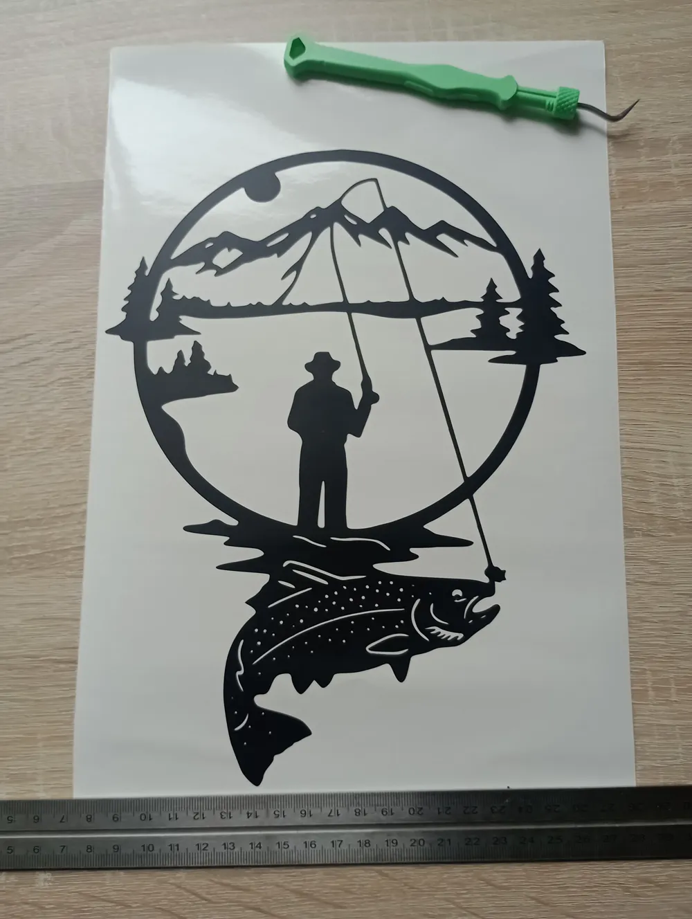 Angler Sticker - Free 3D Print Model - MakerWorld