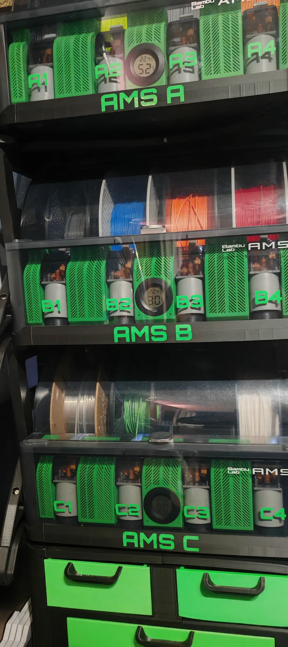 AMS ID Labels - Free 3D Print Model - MakerWorld