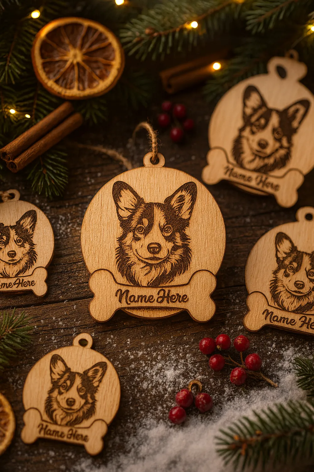 Personalized Dog Ornament 2 - Free 3D Print Model - MakerWorld