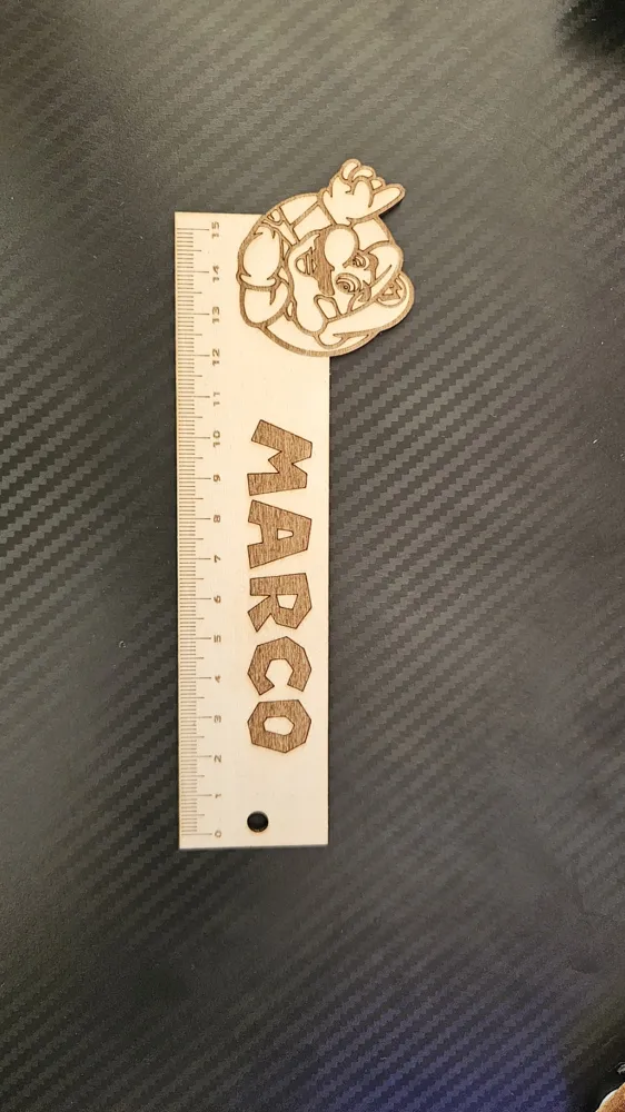 Regla personalizada para niños Super Mario - Modelo de impresión 3D ...