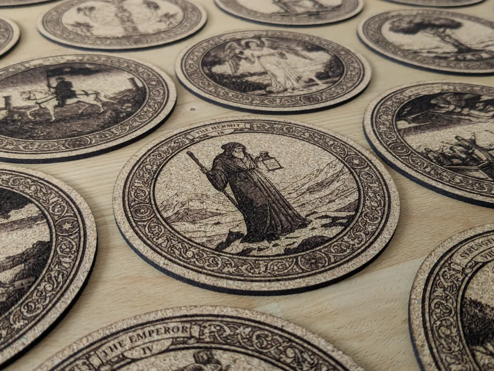Drink Coasters (Tarot / Major Arcana) by CVD MakerWorld: Download Free ...
