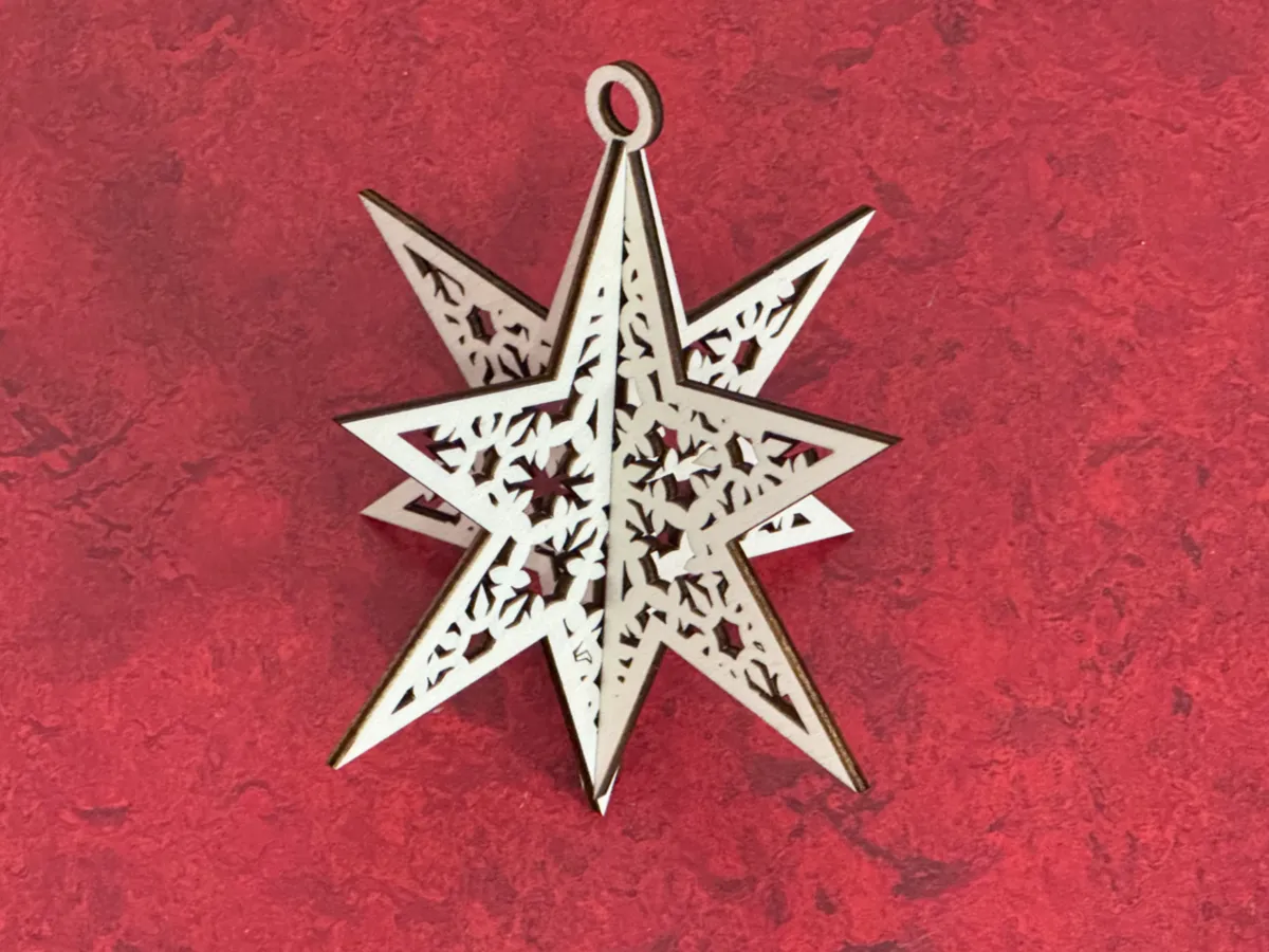 3D Christmas Star Ornament - Free 3D Print Model - MakerWorld