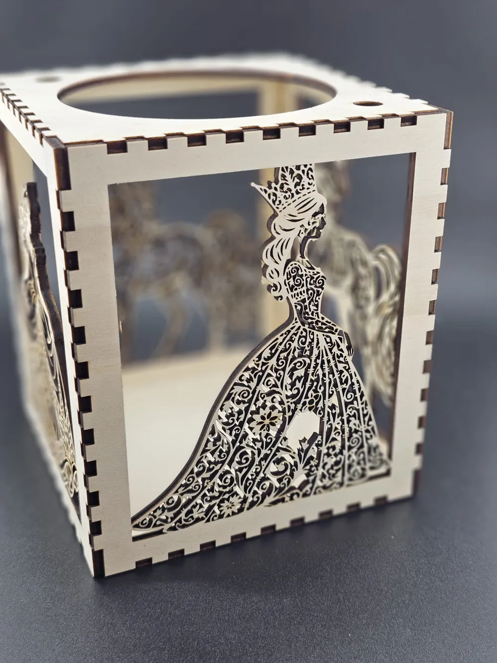 Magical Princess and Unicorn Lantern (St. Martin) - Free 3D Print Model ...