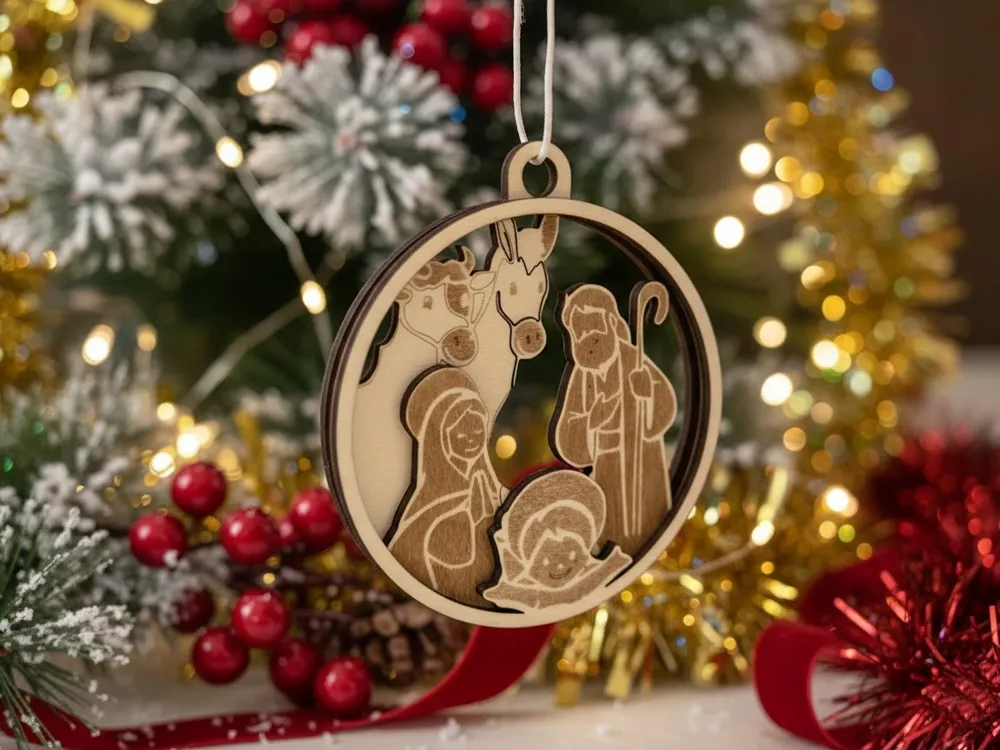 Adorno de Navidad n.4 por Savy_Maker MakerWorld: Descarga Modelos 3D Gratuitos