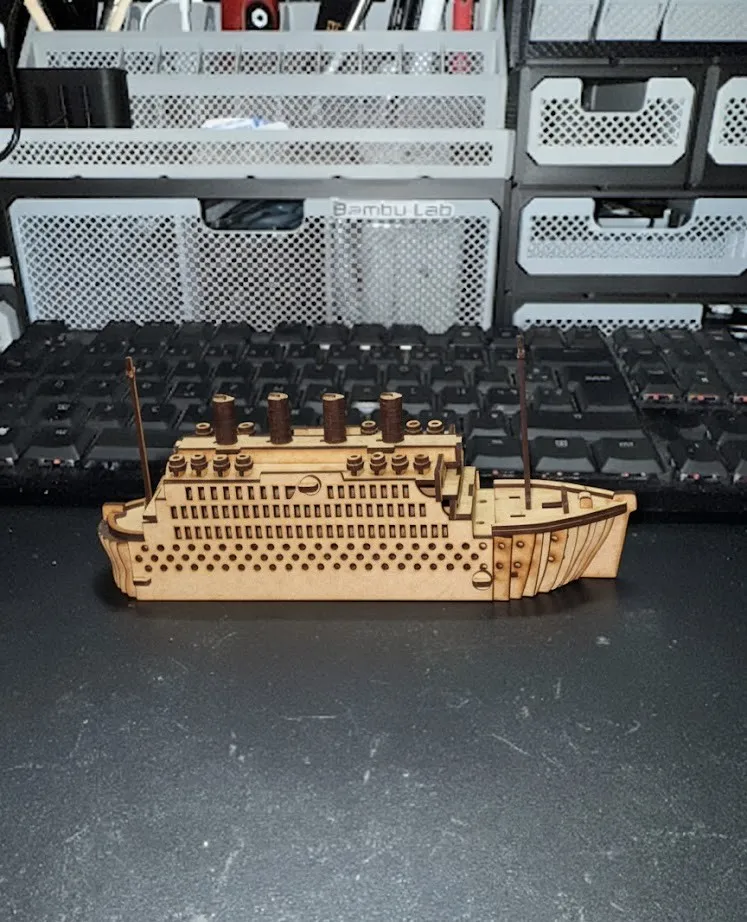 Lasercutted Boat on 3mm plywood by mavaag MakerWorld: Download Free 3D ...