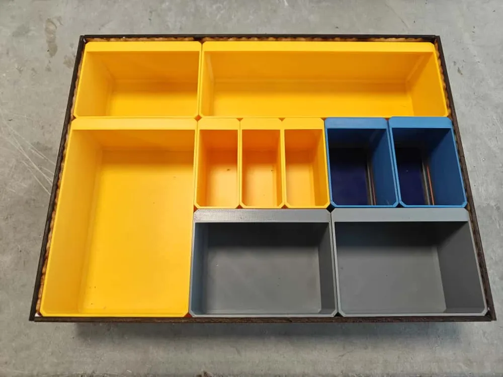 Modular Plywood Sorting Tray for Storage Bins by VG-Designs MakerWorld ...