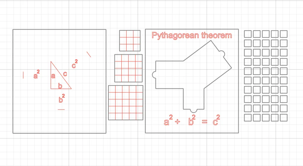 Pythagorean Theorem Classroom Educational Puzzle - Free 3D Print Model ...