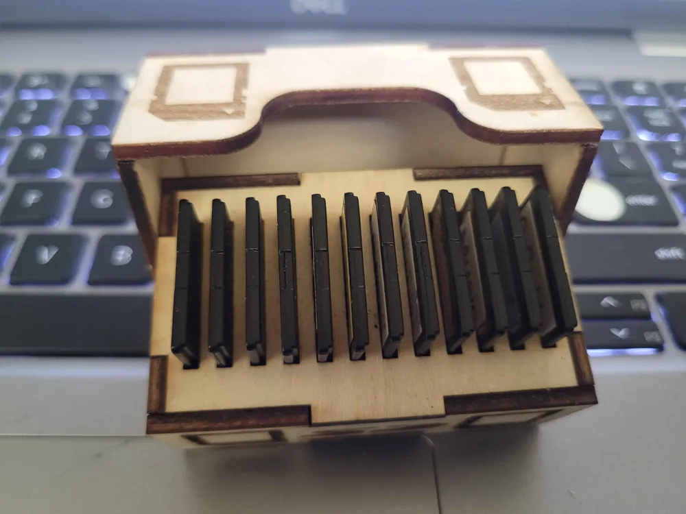 10 or 12 SD Card Holder - Free 3D Print Model - MakerWorld