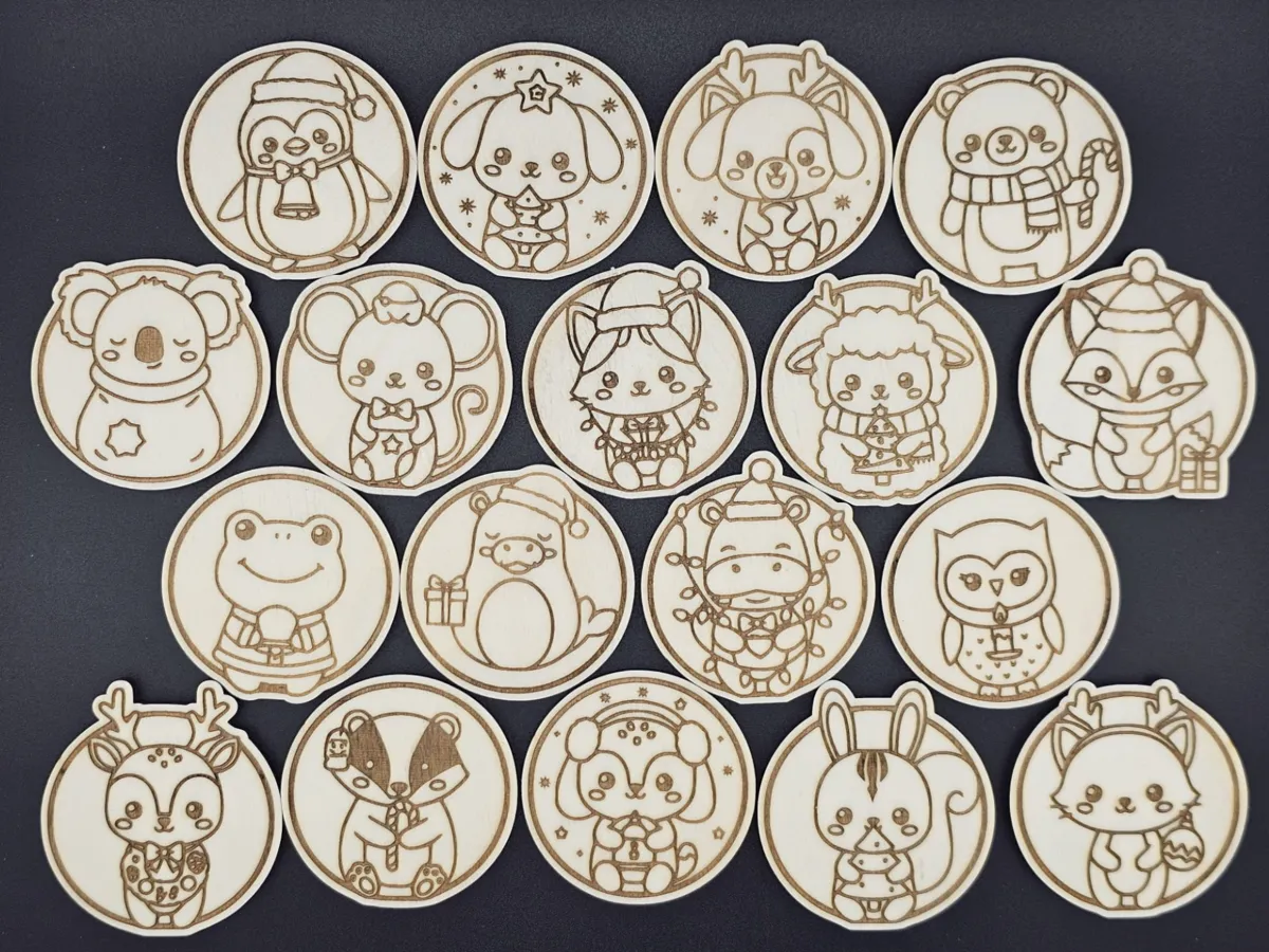 Chibi Kawaii Christmas Critters Animal Bundle by Azrael MakerWorld ...