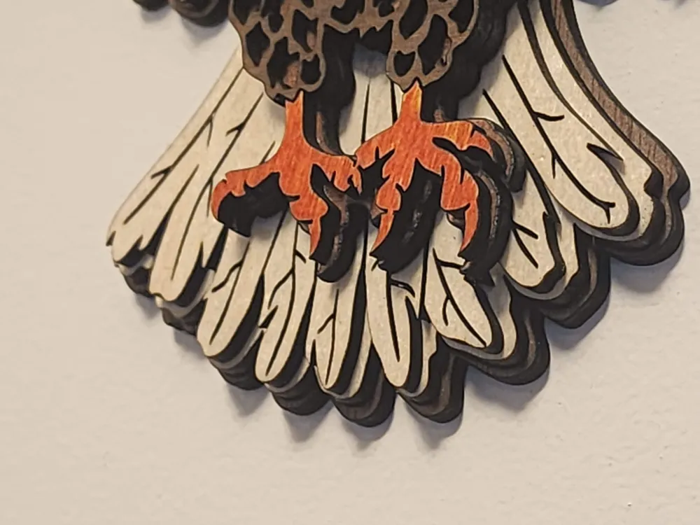 Layered Eagle - Free 3D Print Model - MakerWorld