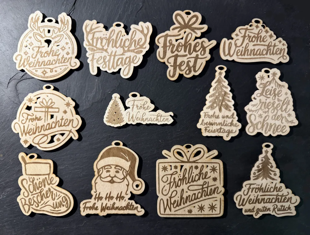 Christmas Ornaments (Gift + Tree) by STL - Factory (Germany) MakerWorld ...