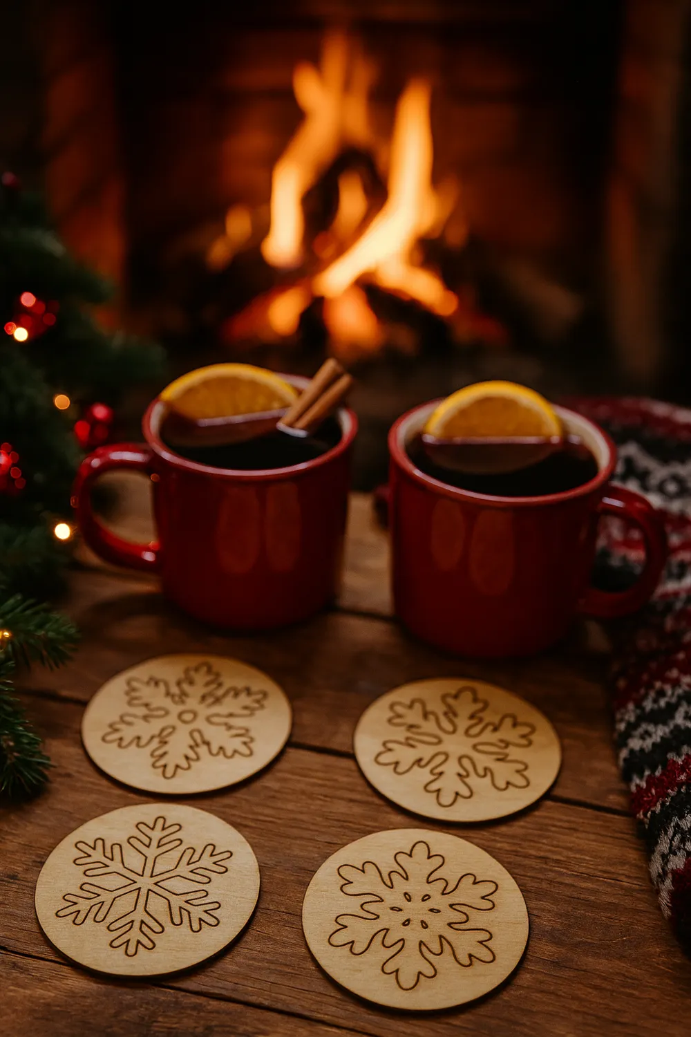 Cozy Snowflake Coaster Set - Free 3D Print Model - MakerWorld