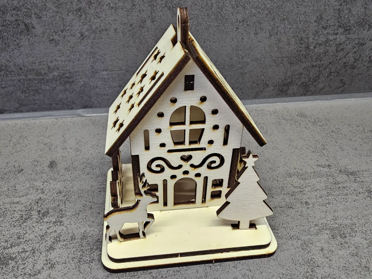 mini christmas house 5 - Free 3D Print Model - MakerWorld
