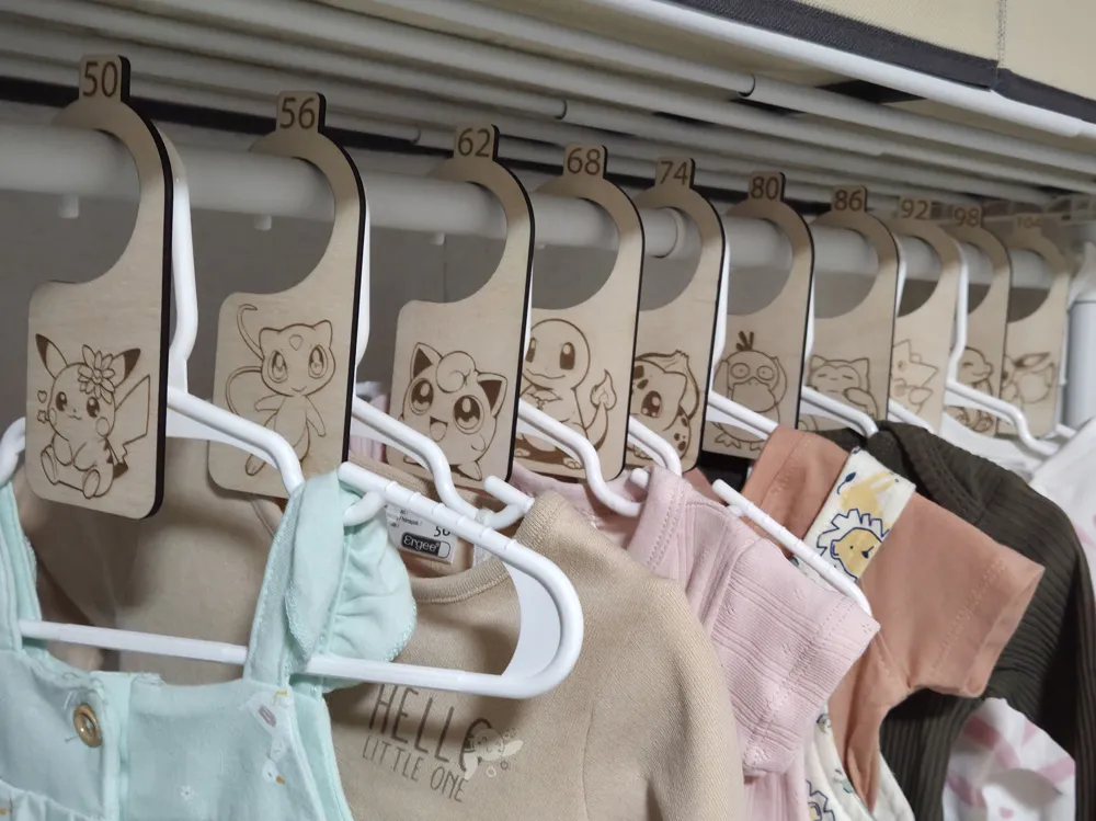 Baby Clothes Dividers with Pokémon Motifs by Mida Moments MakerWorld ...
