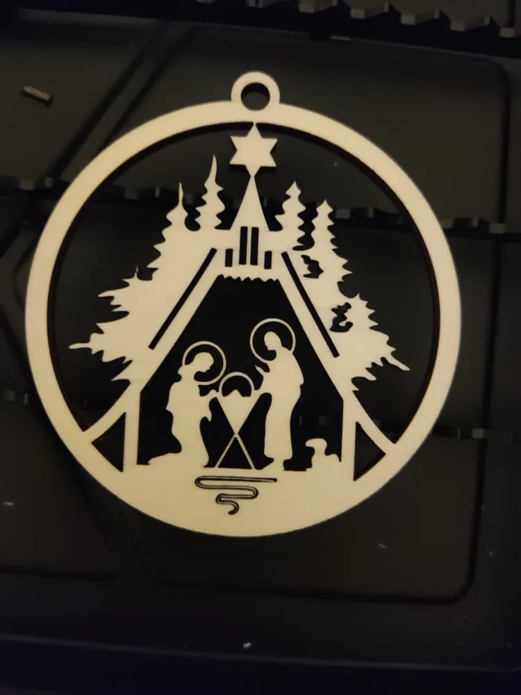 Stable Christmas Tree Ornament - Free 3D Print Model - MakerWorld
