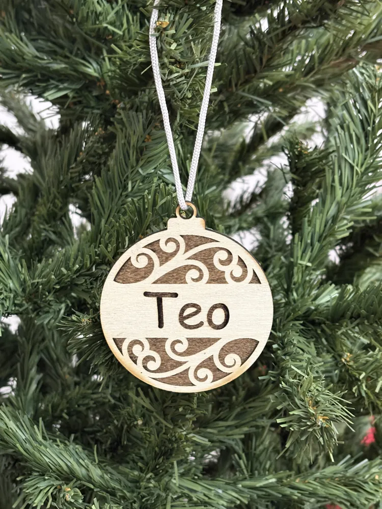 Christmas Ball with YOUR NAME by PabloLab MakerWorld: Download Free 3D ...