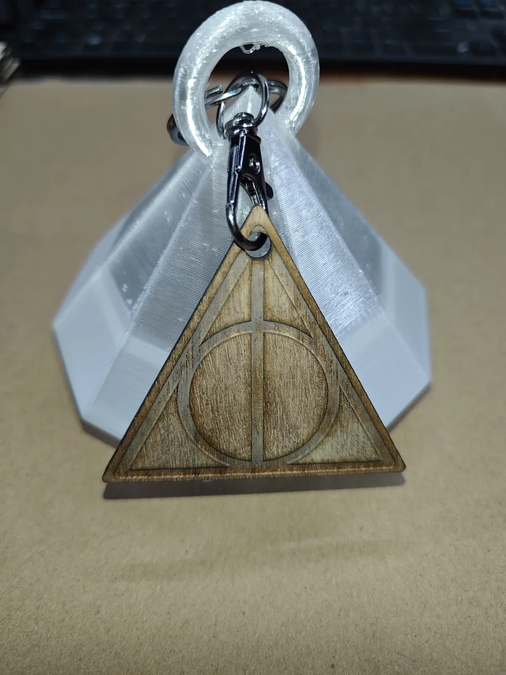 Deathly Hallows Keychain - Wizarding Accessory - Free 3D Print Model ...