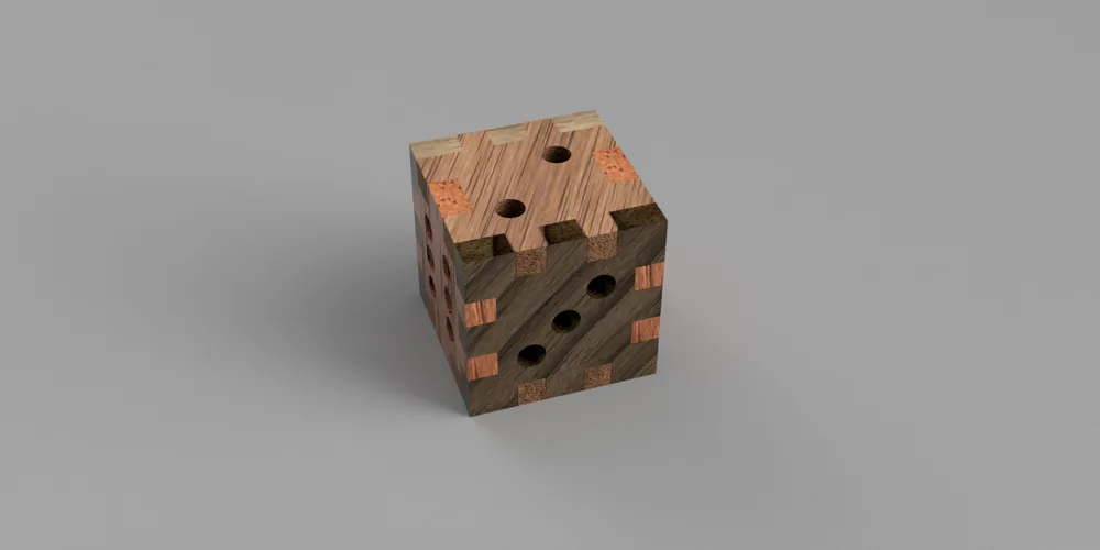 Tolerance Test Cube Laser Cutting Dice - Free 3D Print Model - MakerWorld