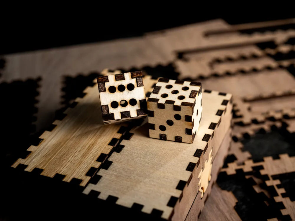 Tolerance Test Cube Laser Cutting Dice - Free 3D Print Model - MakerWorld