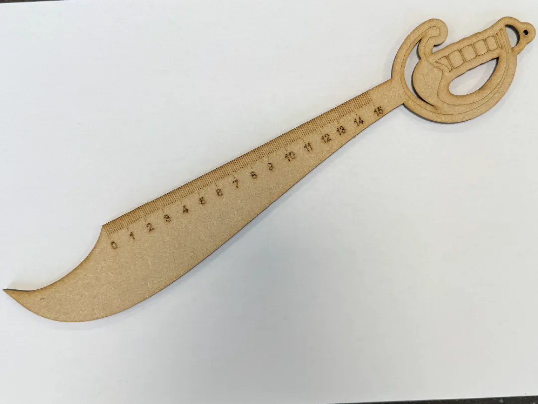 Pirate blade ruler by PITT MakerWorld: Download Free 3D Models