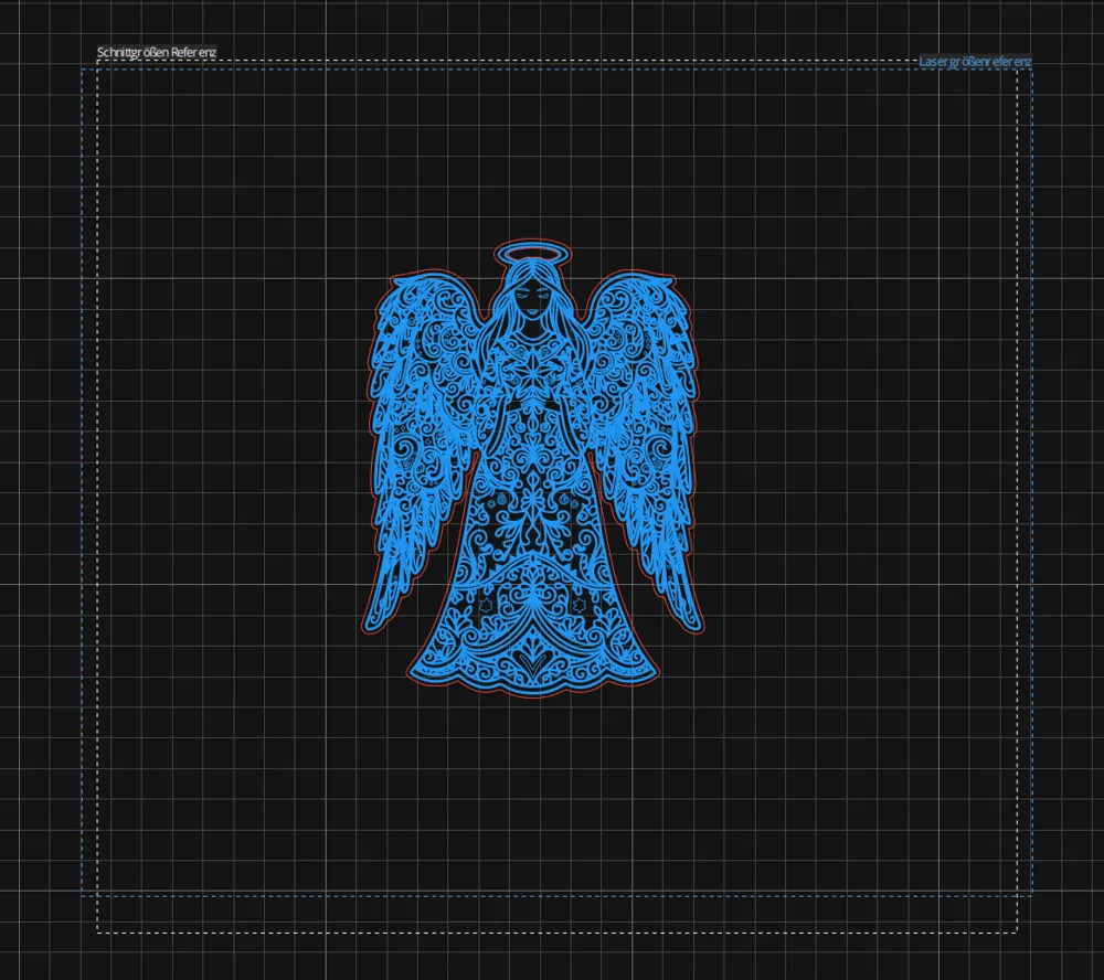 Large Hanging Christmas Angel #2 by STL - Factory (Germany) MakerWorld ...