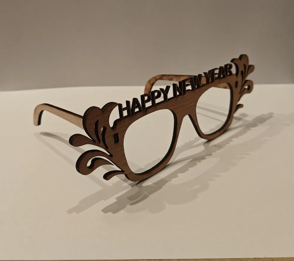 New Year Party / Photoboot Glasses by VG-Designs MakerWorld: Download ...