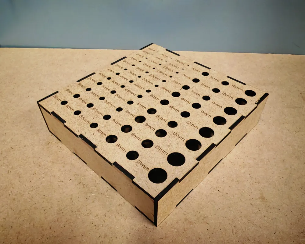 Metric Drill Bit Organizer Box | 1mm - 13mm by finlepi MakerWorld ...