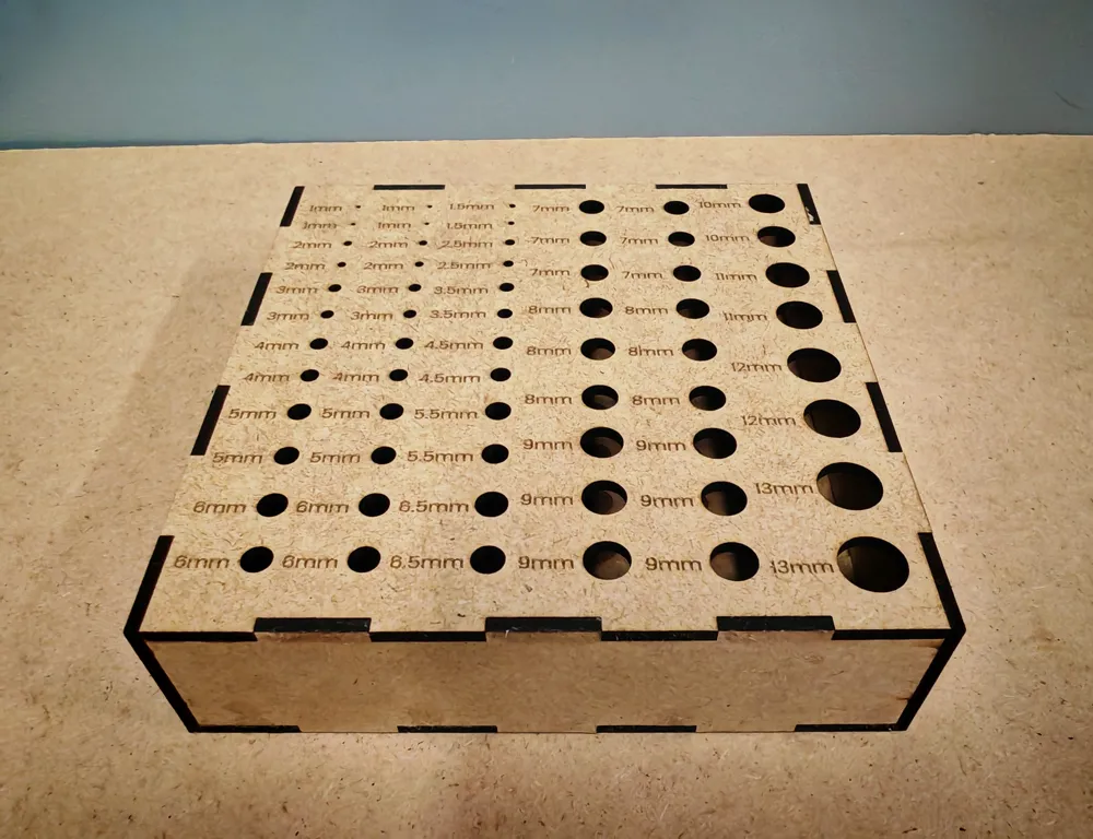 Metric Drill Bit Organizer Box | 1mm - 13mm by finlepi MakerWorld ...