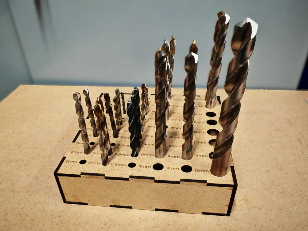 Metric Drill Bit Organizer Box | 1mm - 13mm by finlepi MakerWorld ...
