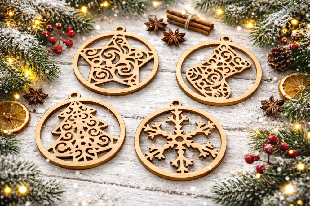 Family Christmas Ornament SVG Bundle by d.bang.199 MakerWorld: Download ...