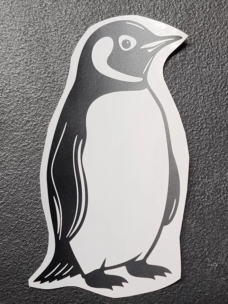 Its Penguin Time! - Sticker/Decal/Engraving - Free 3D Print Model ...