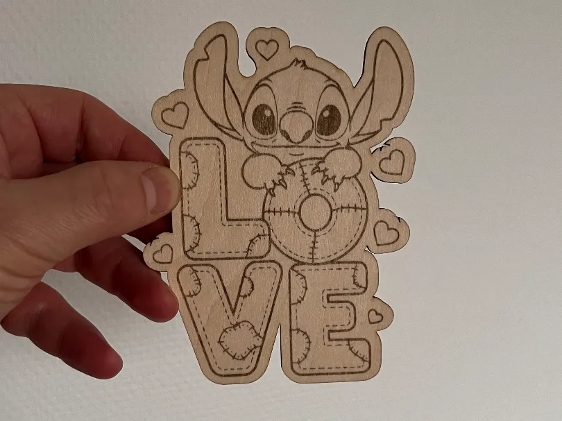 Stitch with Heart - Free 3D Print Model - MakerWorld