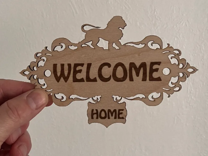 Welcome Home - Customizable Text - Free 3D Print Model - MakerWorld