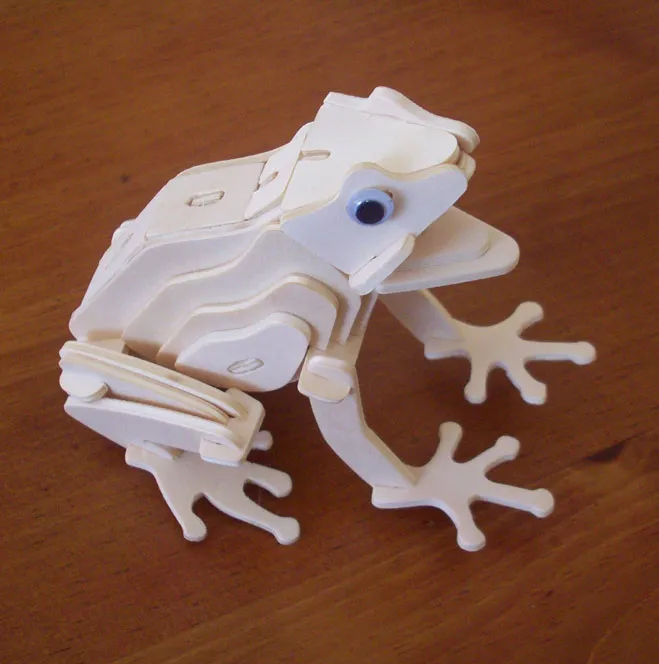 Laser cut frog puzzle - Free 3D Print Model - MakerWorld