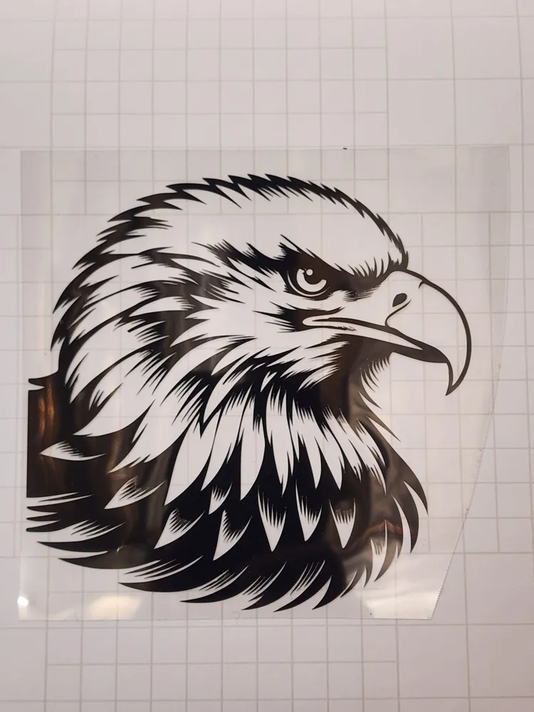 Bald Eagle Bust - Sticker/Decal/Engraving - Free 3D Print Model ...