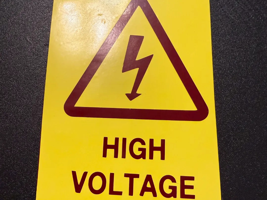 High Voltage sticker - Free 3D Print Model - MakerWorld