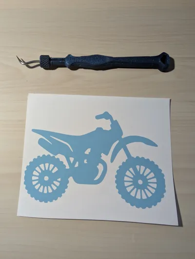 Sticker Enduro Motorcycle - Free 3D Print Model - MakerWorld