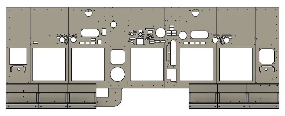 Boeing 737 Main Instrument Panel - Free 3D Print Model - MakerWorld