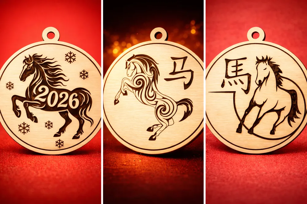 Year of the Horse - Chinese New Year SVG - Free 3D Print Model - MakerWorld