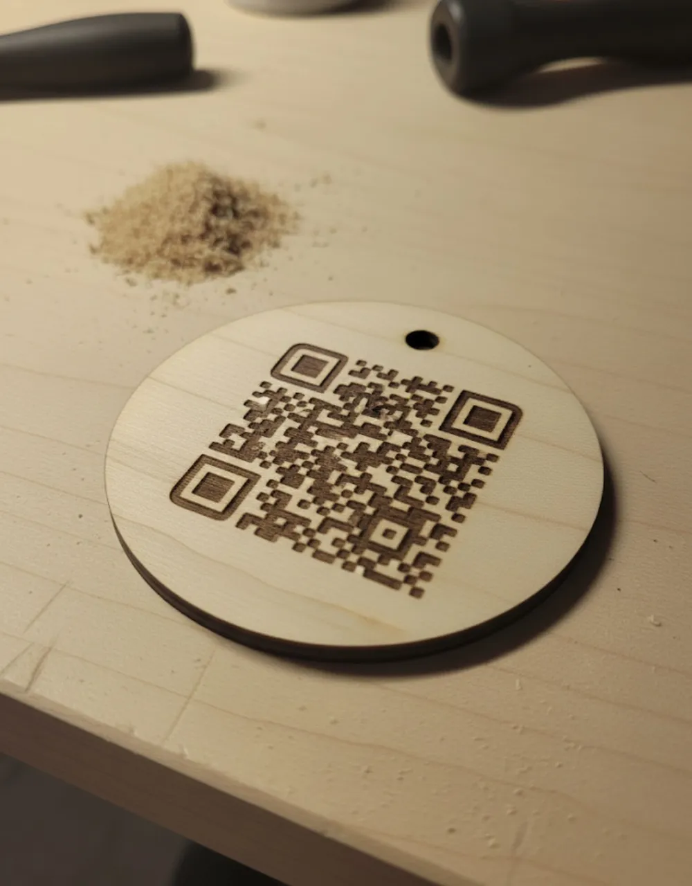 QR Code Keychain I LOVE YOU customize the QR code - Free 3D Print Model ...