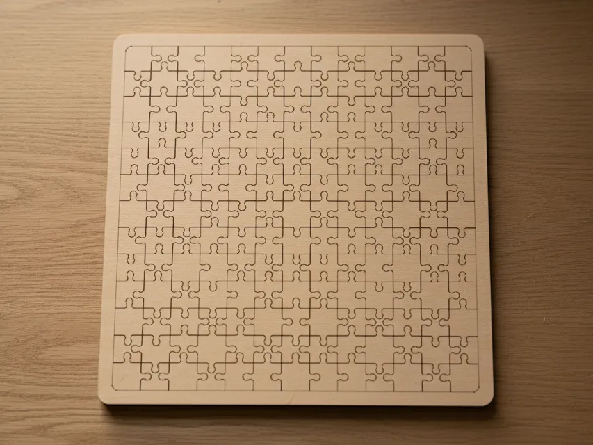 Blank Jigsaw Puzzle in a Frame - Free 3D Print Model - MakerWorld