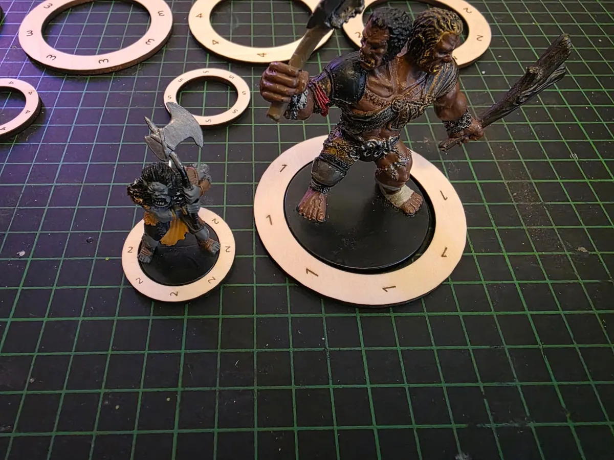 Status Rings D&D Numbers - Free 3D Print Model - MakerWorld