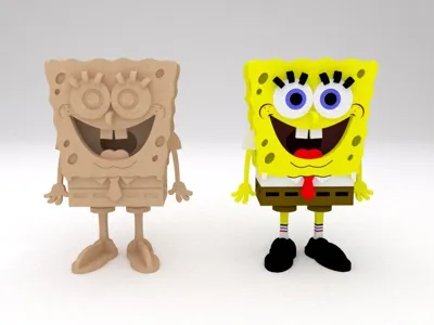 Sponge Bob puzzle - Free 3D Print Model - MakerWorld