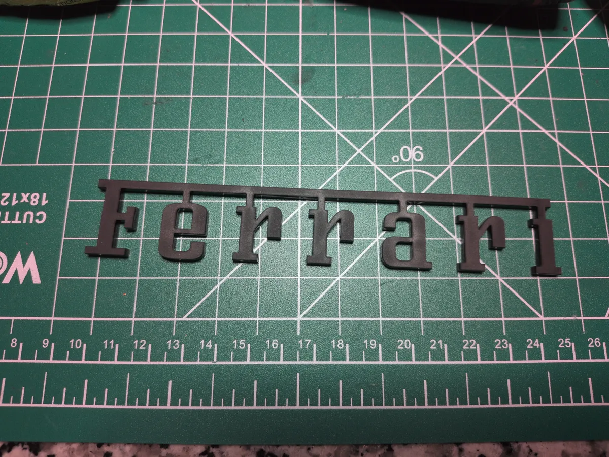 Ferrari tag - Free 3D Print Model - MakerWorld