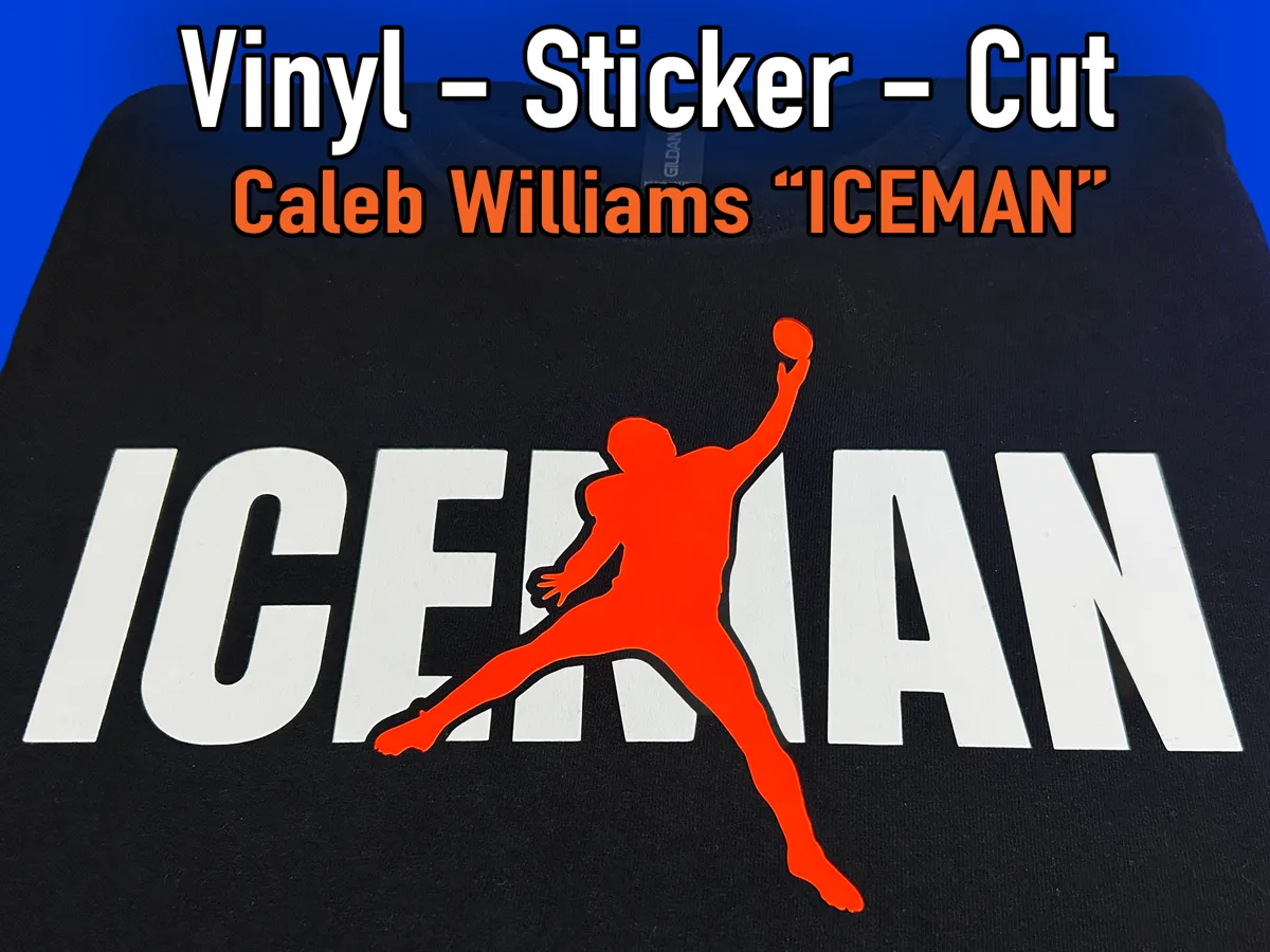 Chicago Bears - Caleb Williams - ICEMAN - Jordan - Modèle d'Impression ...