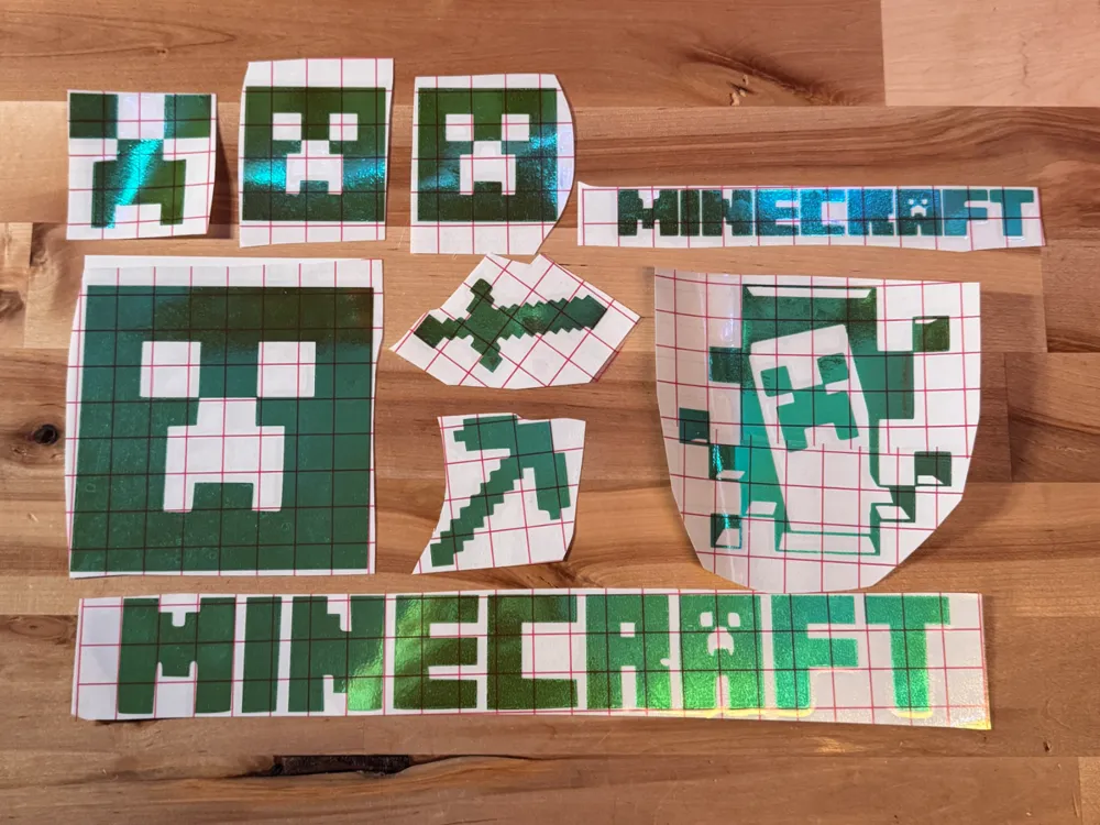 Minecraft Sticker Pack - Free 3D Print Model - MakerWorld