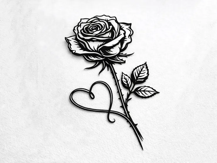 Rose Wall decoration - Free 3D Print Model - MakerWorld