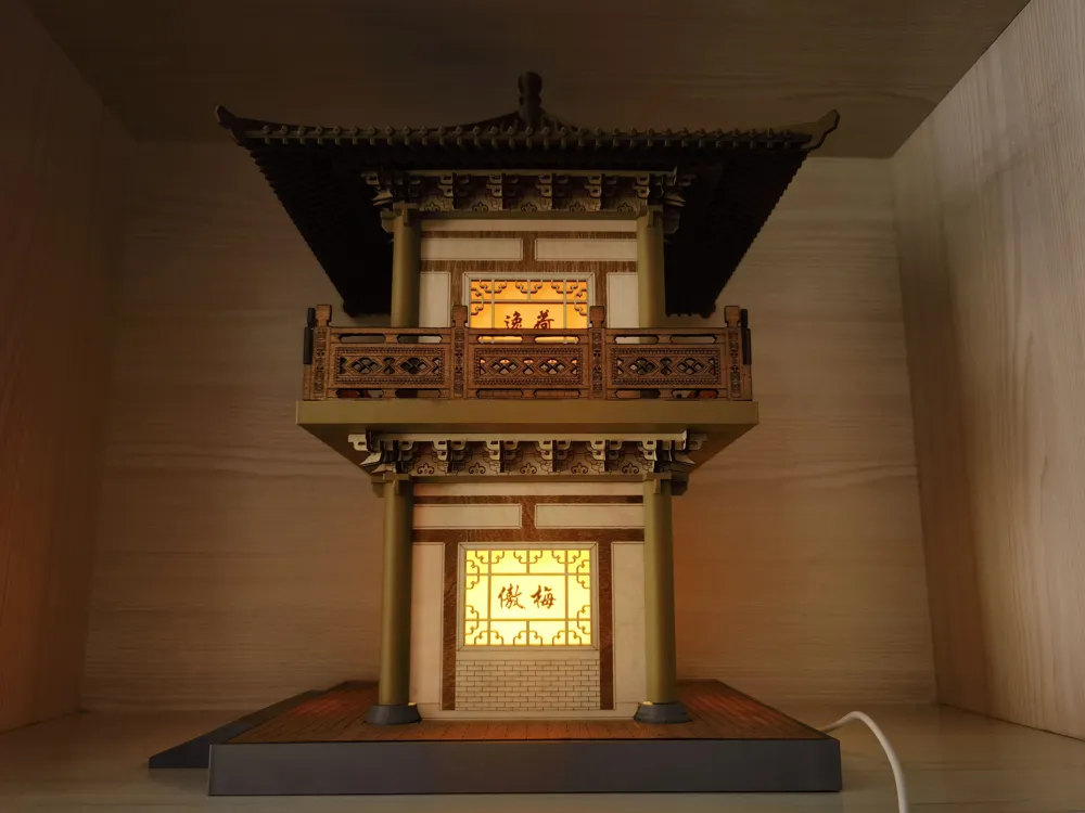 Chinese Ancient Architecture Model - Five-Cai Double-Ang Dougong - Free ...