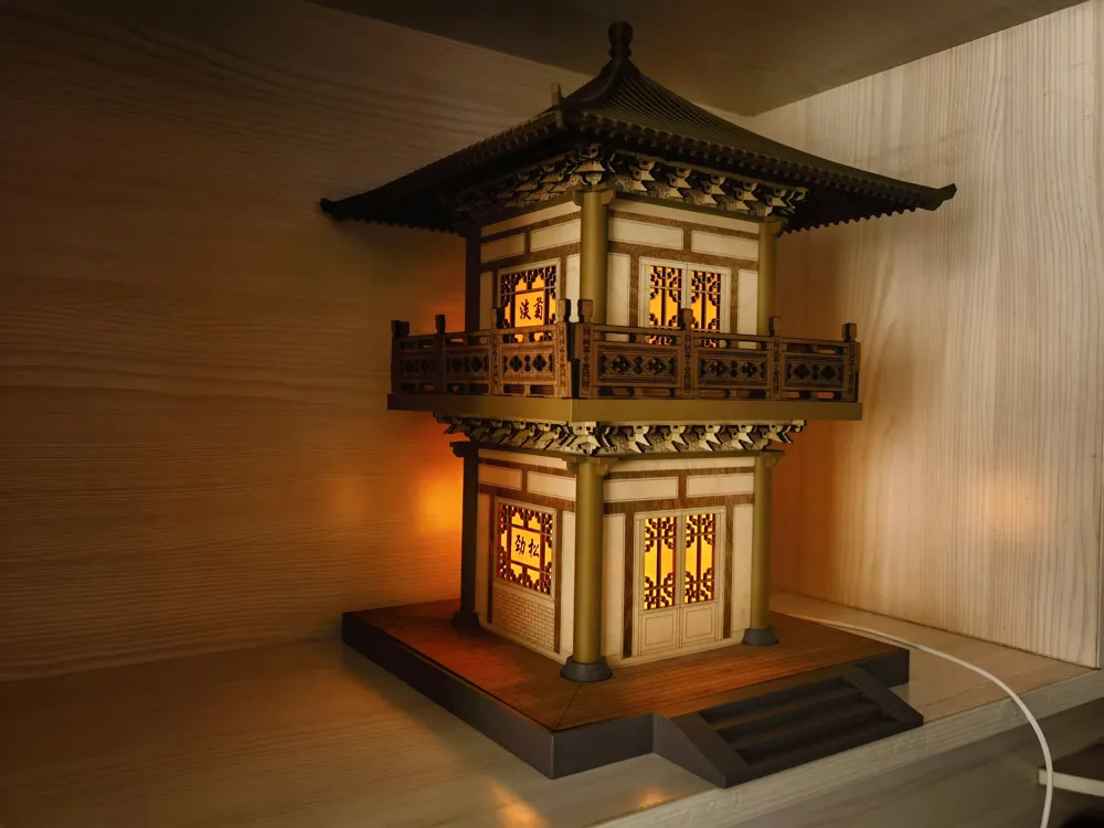 Chinese Ancient Architecture Model - Five-Cai Double-Ang Dougong - Free ...