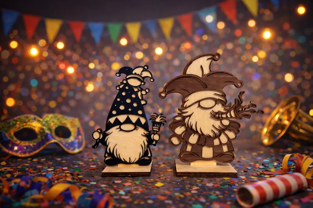 Carnival Gnome - Free 3D Print Model - MakerWorld